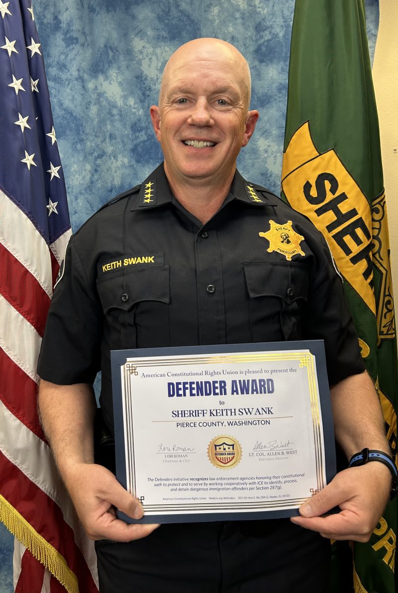 Sheriff Keith Swank, Pierce County, Washington