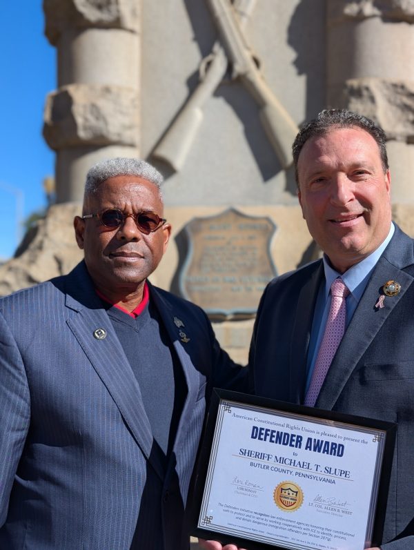 Sheriff Michael Slupe, Butler County, Pennsylvania, Honored with ...